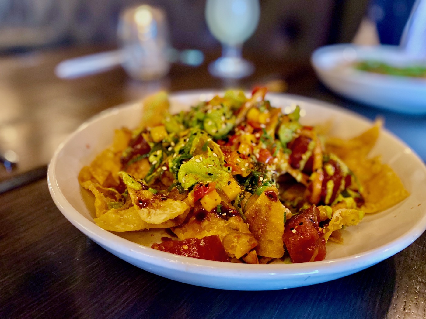 POUR Kitchen & Bar’s Poke Nachos | Food | Northern Express