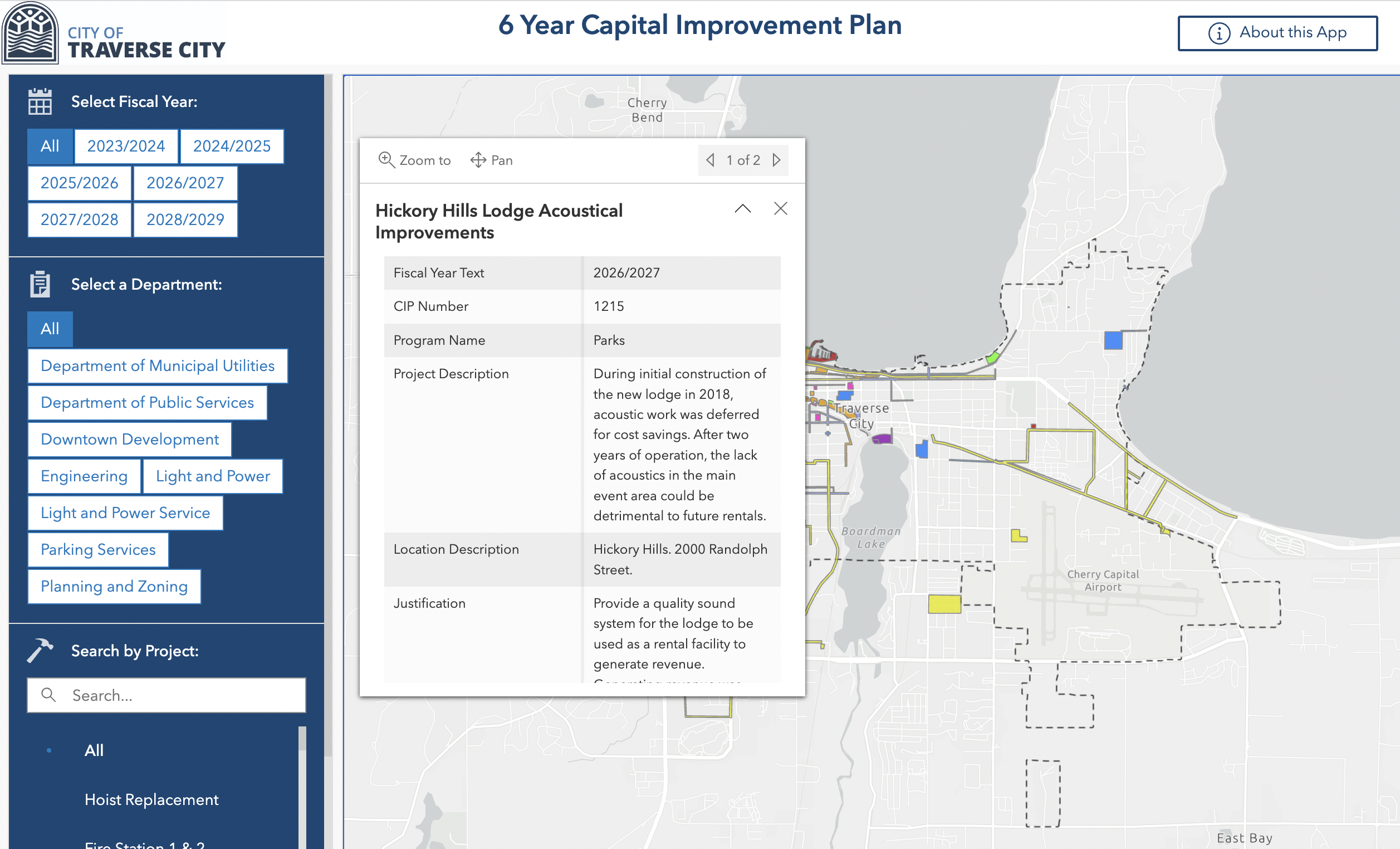 City Launches Interactive Project Map | The Ticker