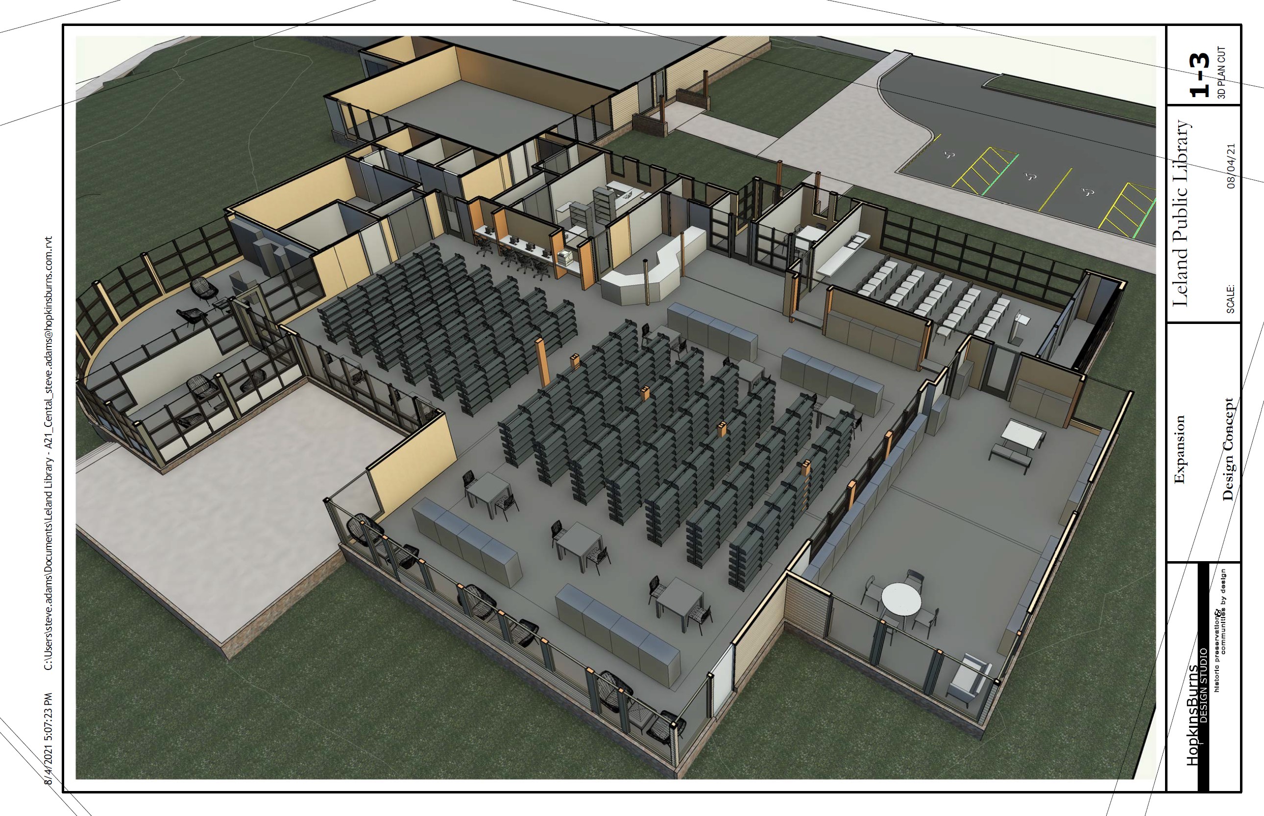 Public Library Floor Plan Design